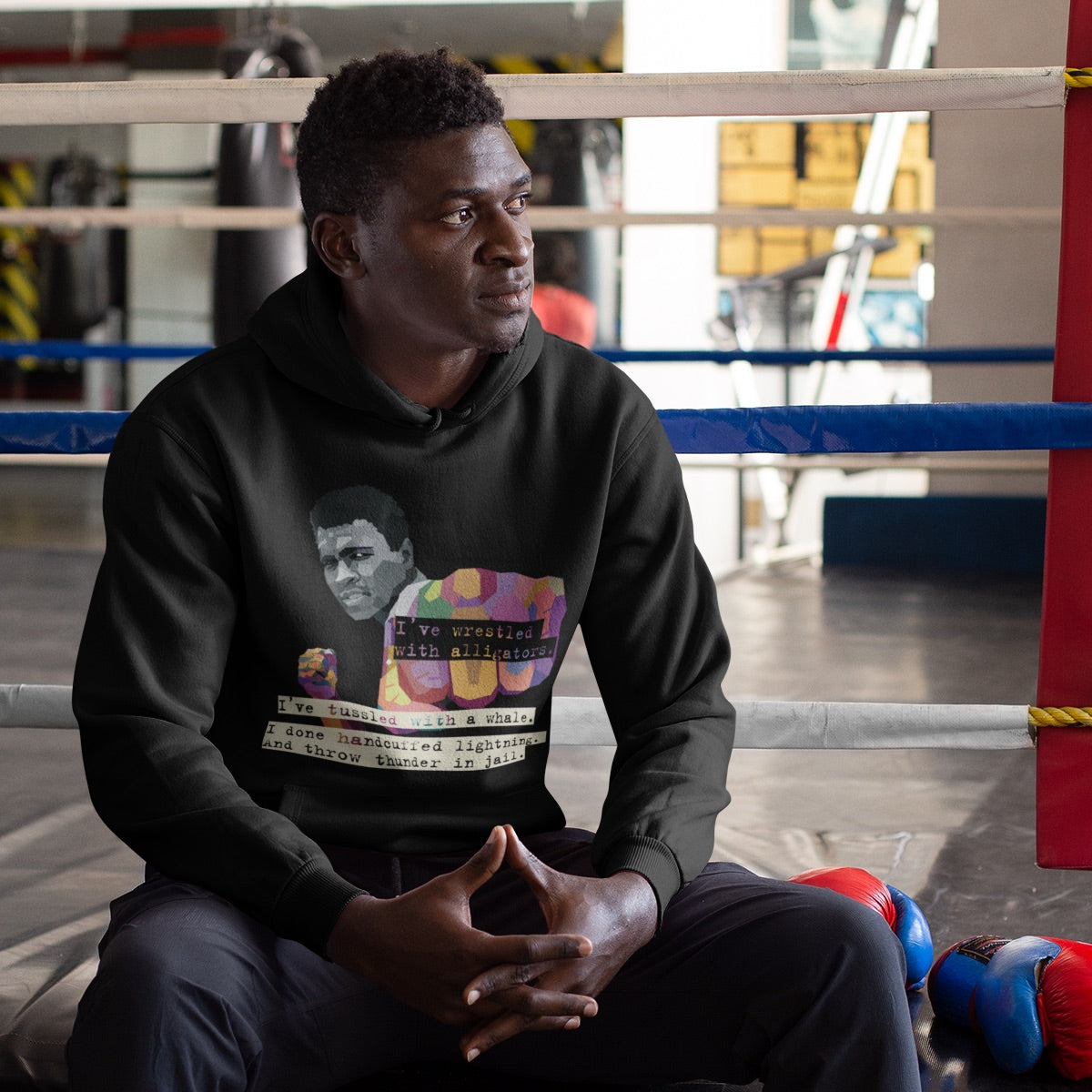 Muhammad Ali T-Shirts and Merchandise inc Hoodies | Fighting Mad