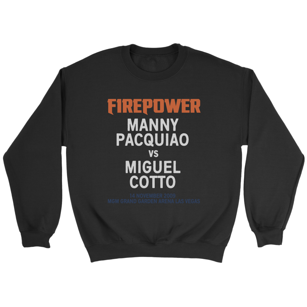 Manny v Cotto Firepower TXT Sweatshirt – Fighting Mad